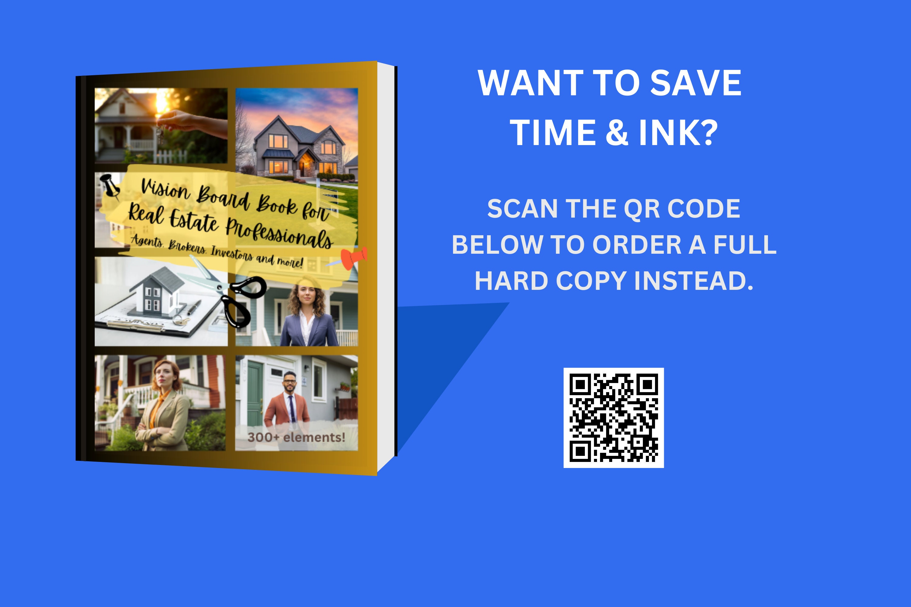 Vision Board Kit Printable Art for Real Estate Agents & Broker | 300 ...