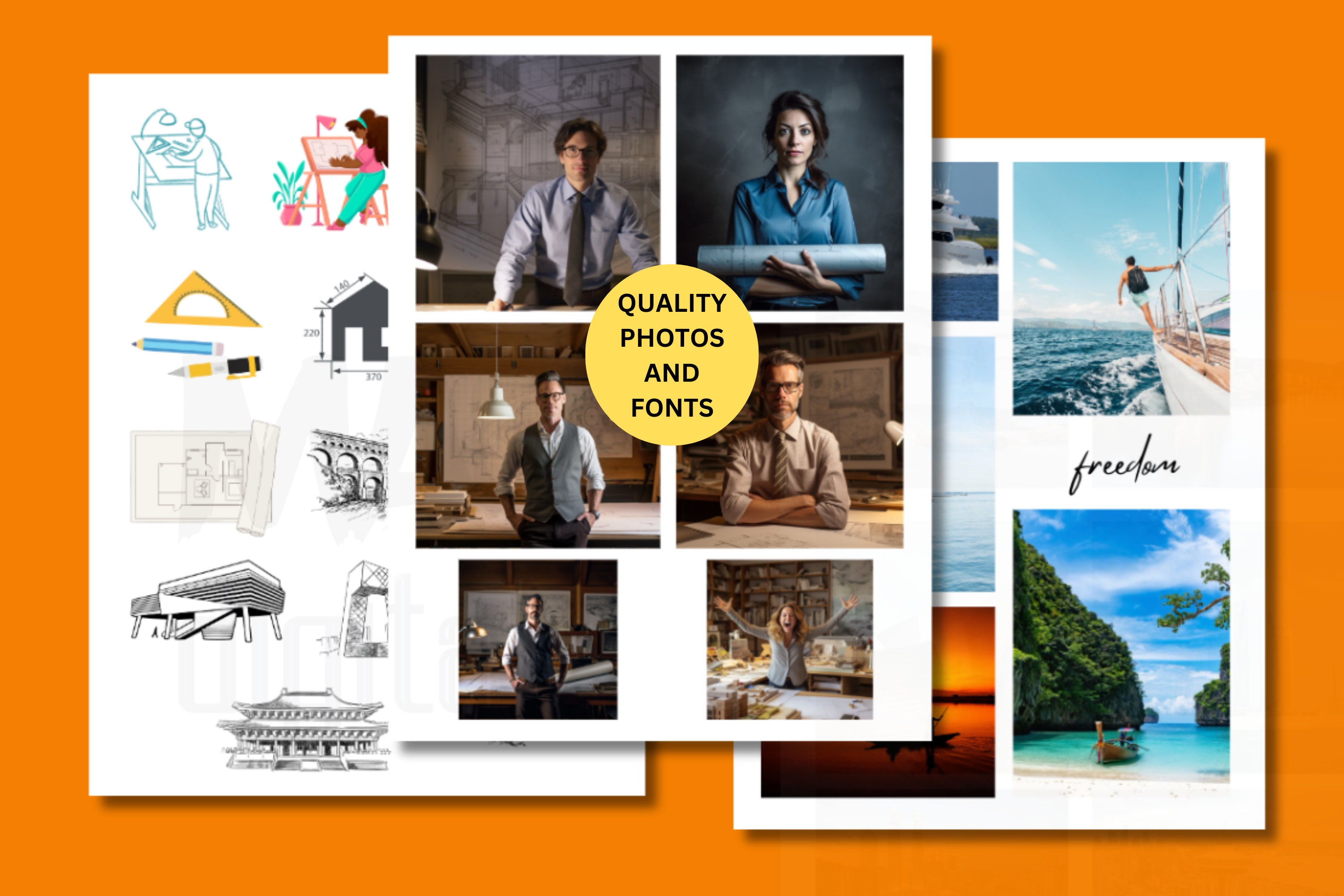 Vision Board Kit Printable Art for Architects and Designers With 300 ...