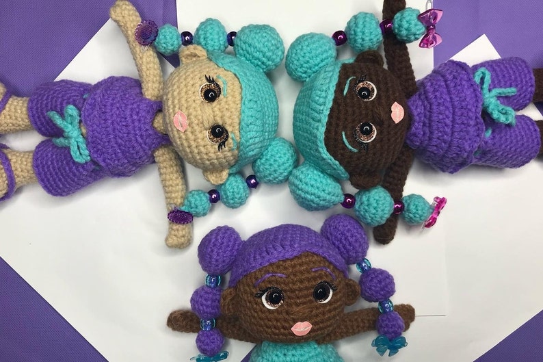 My Kinda String Pip Squeak Crochet Doll Kit - Etsy