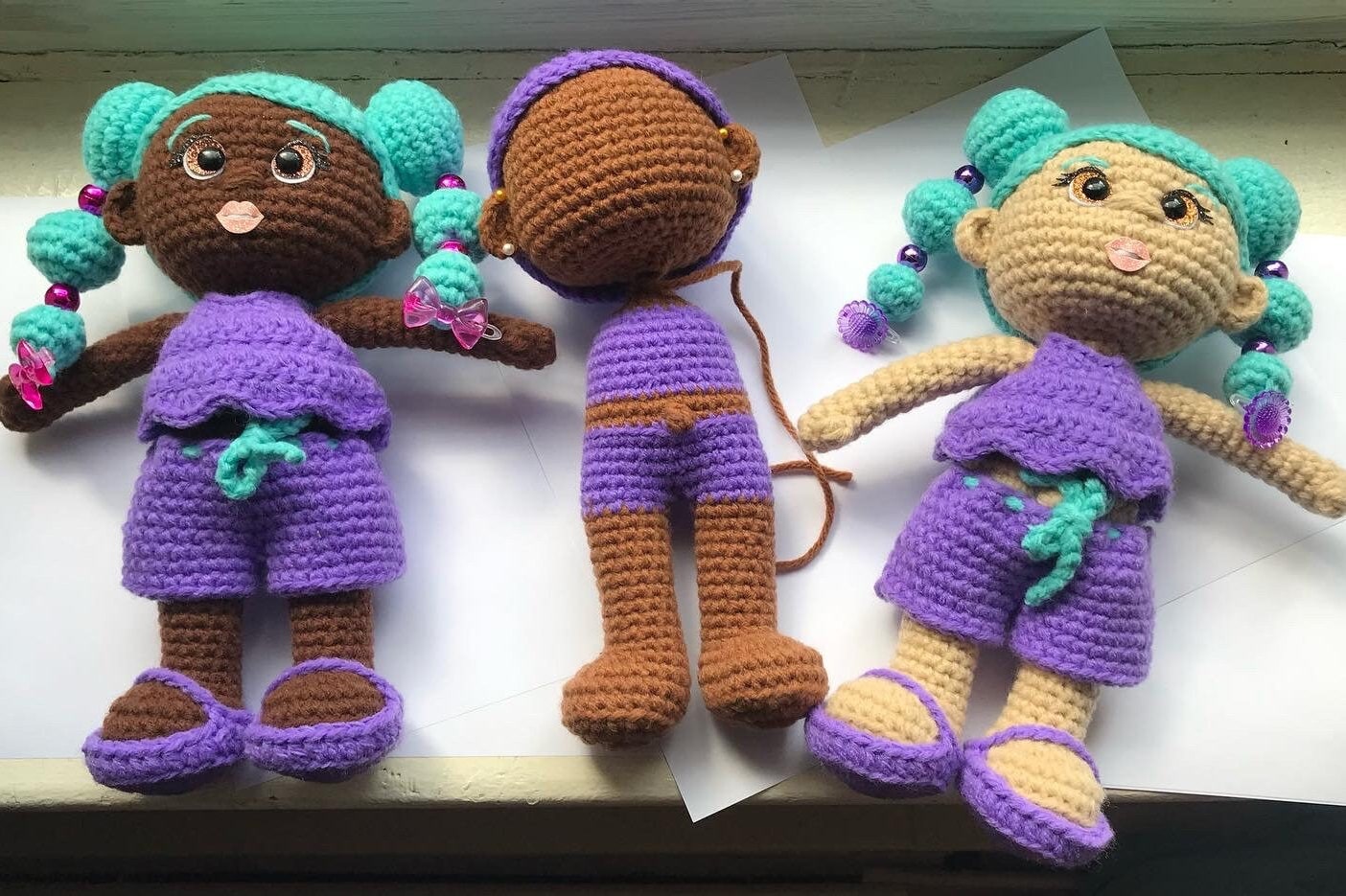 My Kinda String Pip Squeak Crochet Doll Kit - Etsy