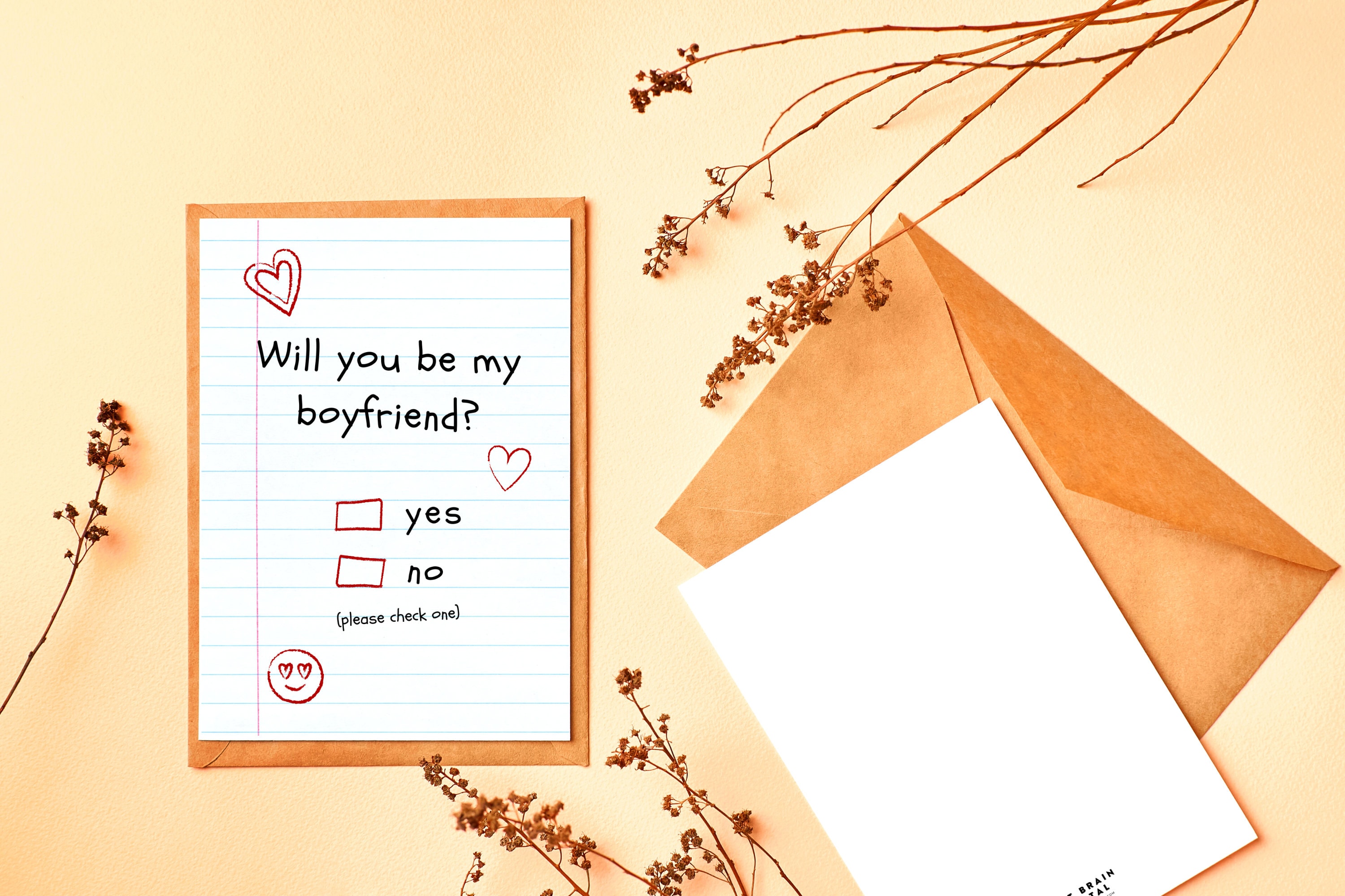 Will You Be My Boyfriend Digital Printable Card | Check Yes No ...