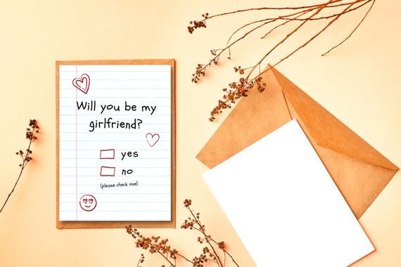 Will You Be My Girlfriend Note