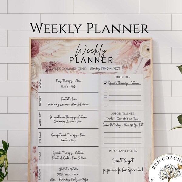 Wall Planner - Etsy