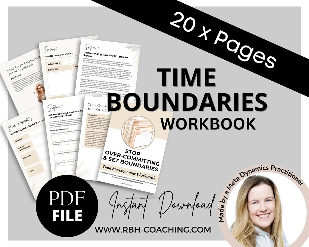 Stop Over-committing: How Boundaries Can Save Your Time, Setting ...
