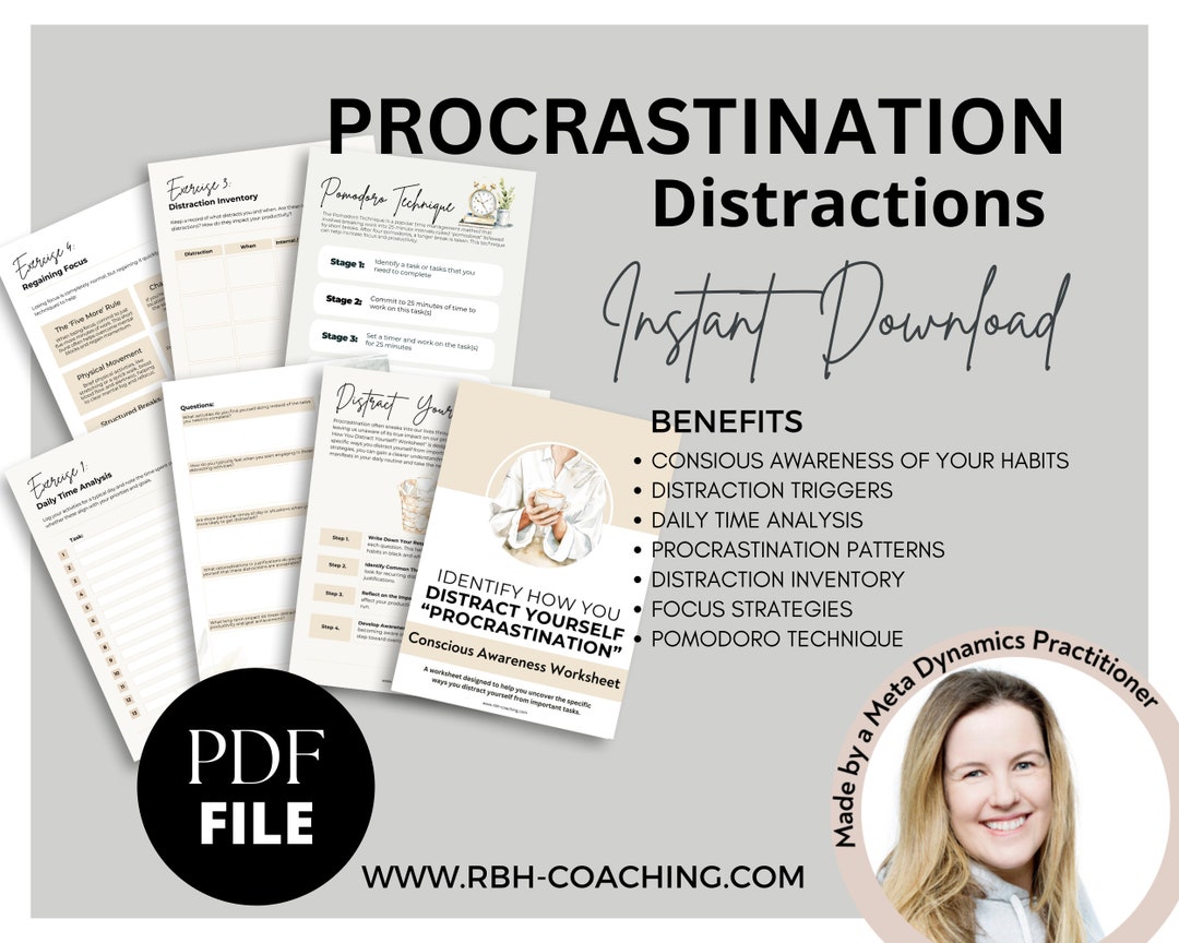 Identify Your Procrastination Distractions, Procrastination Patterns ...