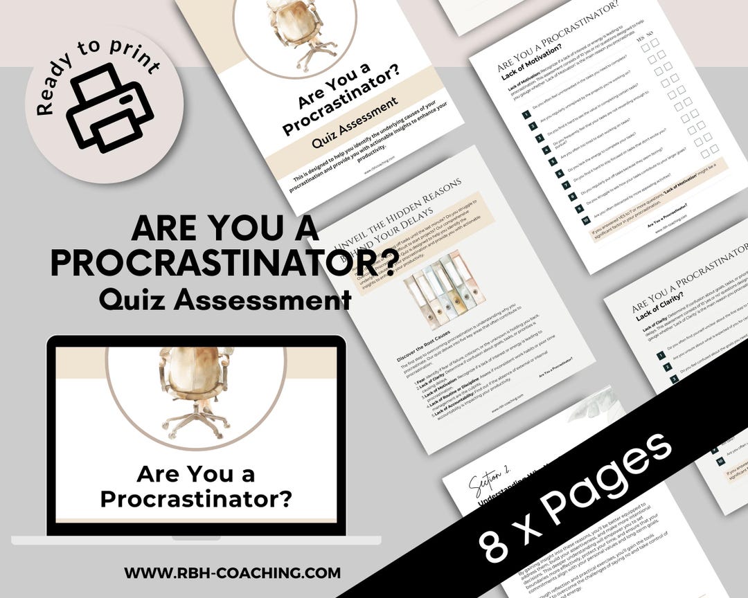 Procrastination Quiz: Identify Productivity Blockers & Solutions ...
