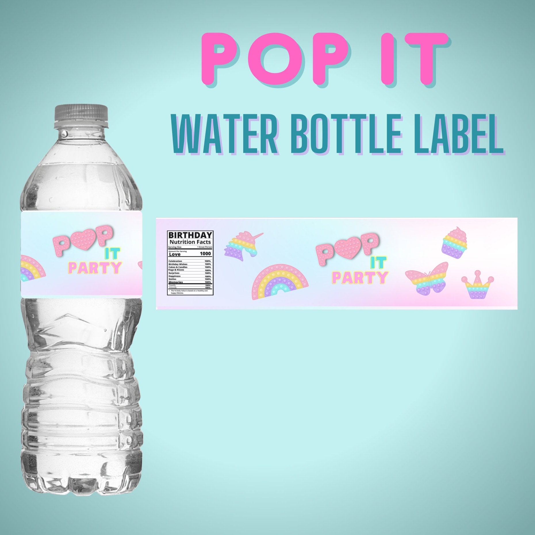 Pop It Party Favors Bundle - Etsy