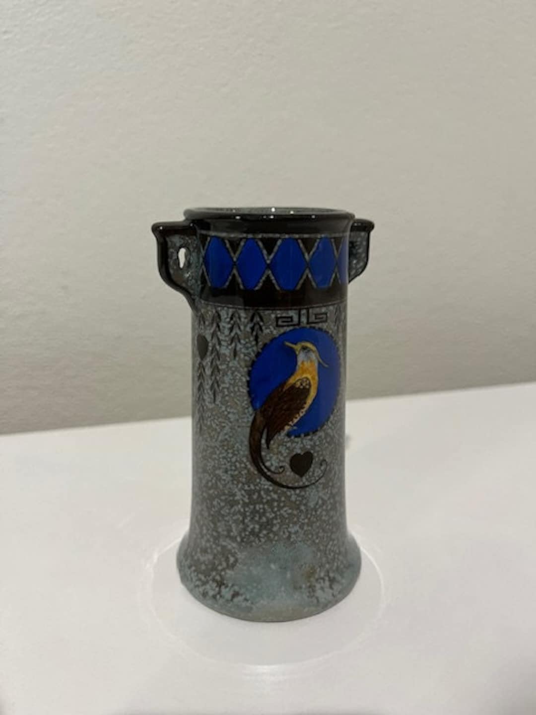 Royal Doulton Art Deco Titanium Vase Bird of Paradise Series - Etsy