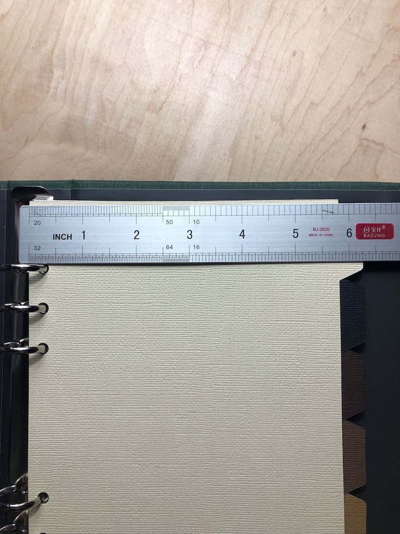 A5 Tabbed Planner Dividers | (6 Dividers in a Set)| Maroon | Red | Blue ...