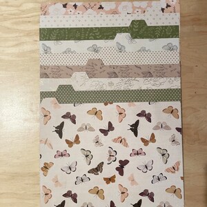 Beautiful Bumblebee & Butterfly Letter Size 9x11 In. Divider Sets 9 ...