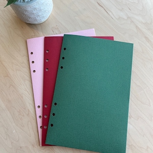 Planner Folders (A5 6 Ring Hole Punch) Set of 3, - Etsy