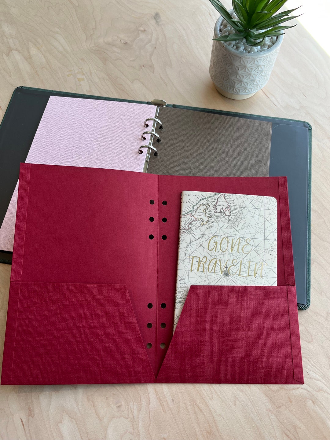 Planner Folders (A5 6 Ring Hole Punch) Set of 3, - Etsy