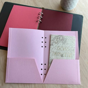 Planner Folders (A5 6 Ring Hole Punch) Set of 3, - Etsy