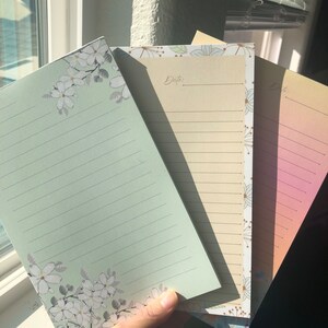 Spring | Tear off Notepads | Pastels | Floral | Stationery | Office ...
