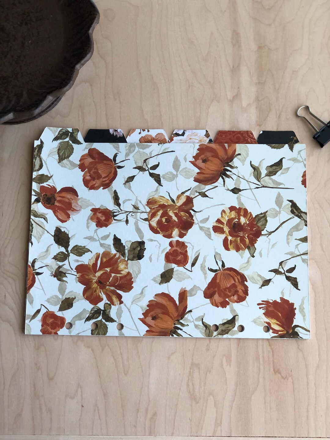 Classy , Elegant Design, A5 Divider Set (6dividers), Beautiful Shimmer ...