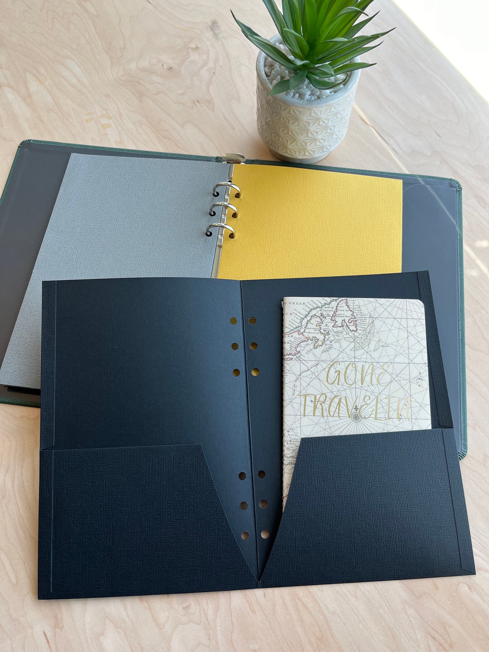 Planner Folders (A5 6 Ring Hole Punch) Set of 3, - Etsy