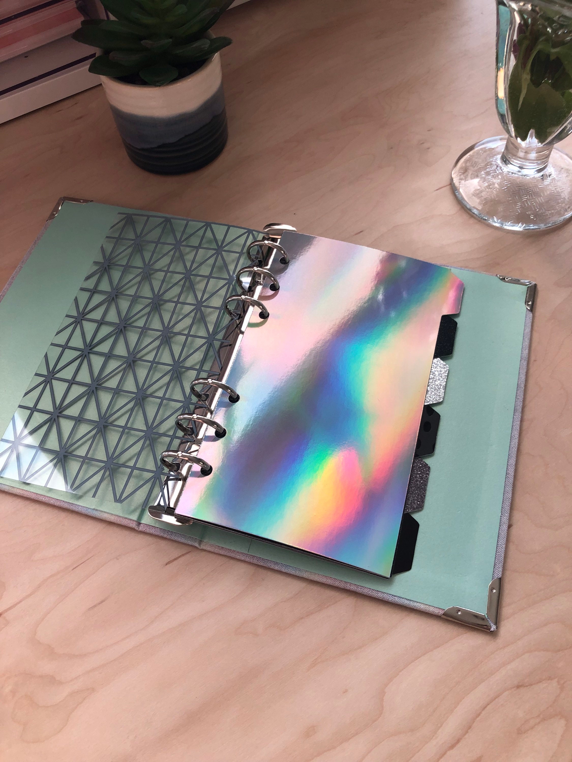 Personal Size Divider Set 6 Dividers Noir 1 Geometric Pattern Dashboard ...