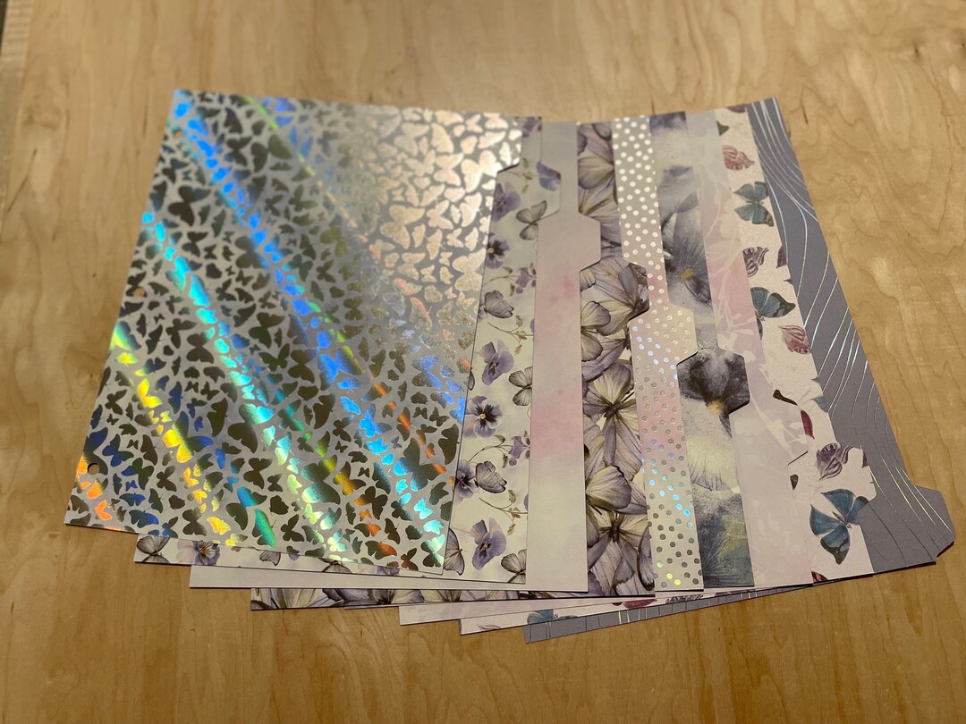 Beautiful Bumblebee & Butterfly Letter Size (9x11 In.) Divider Sets (9 ...