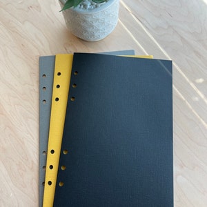Planner Folders (A5 6 Ring Hole Punch) Set of 3, - Etsy
