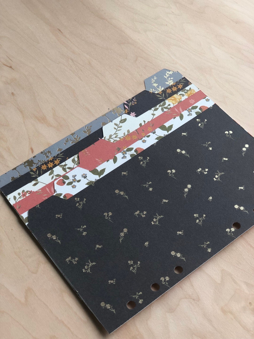 Personal Size (A6 Personal) and A5 Size Tabbed Divider Sets (6 per Set ...