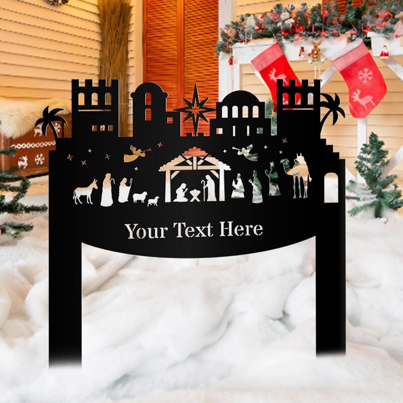 Christmas Yard Sign - Etsy