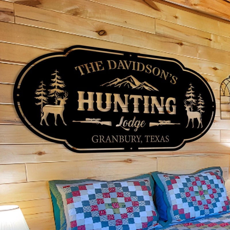 Hunting Camp Sign - Etsy