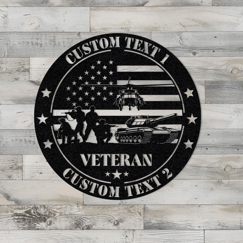 Military Metal Art - Etsy