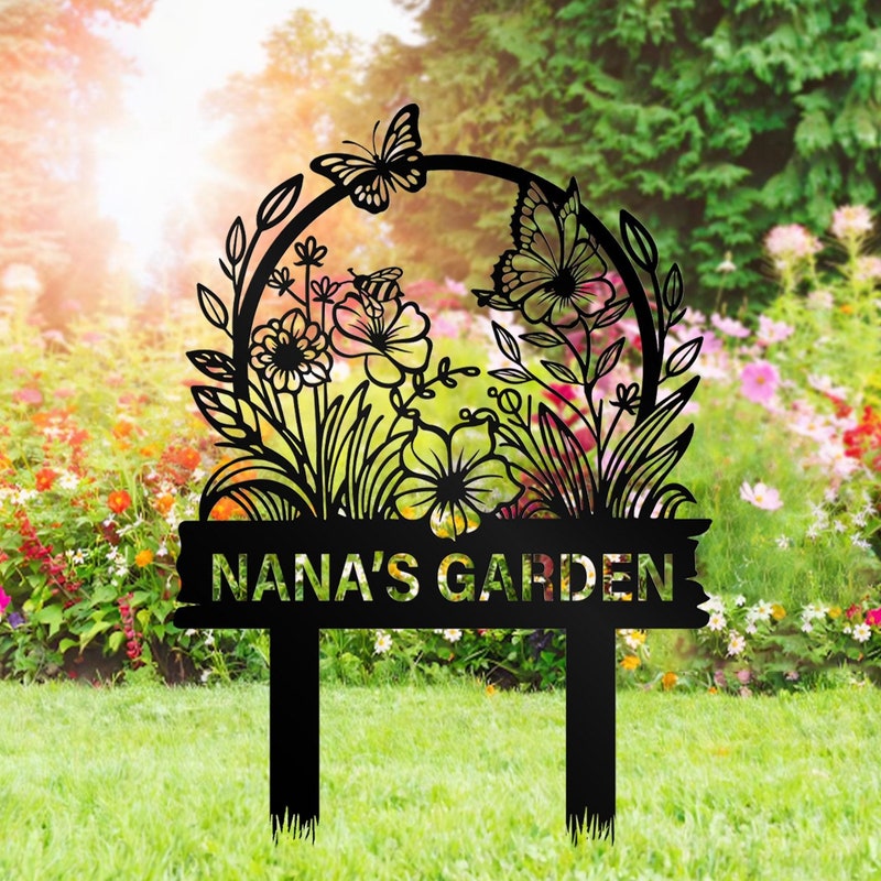 Butterfly Garden Sign - Etsy