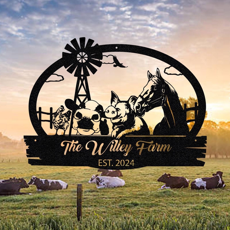 Personalized Barn Signs - Etsy