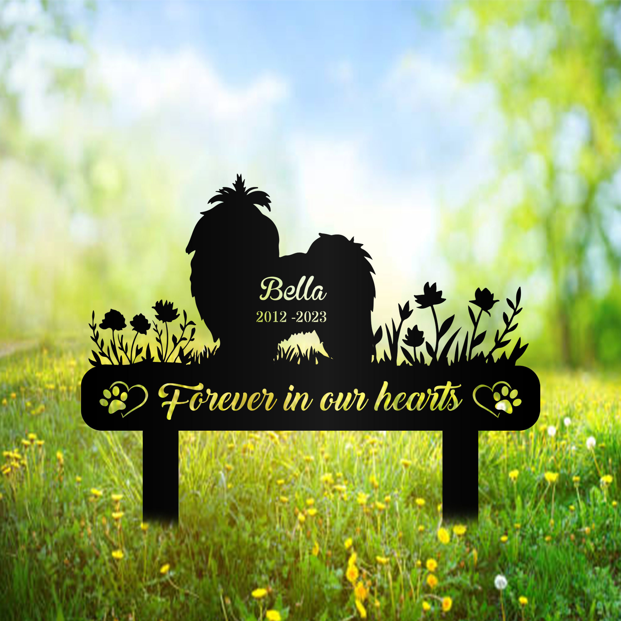 Pet Memorial Garden Signpersonalized Dog Memorial Stakepet - Etsy