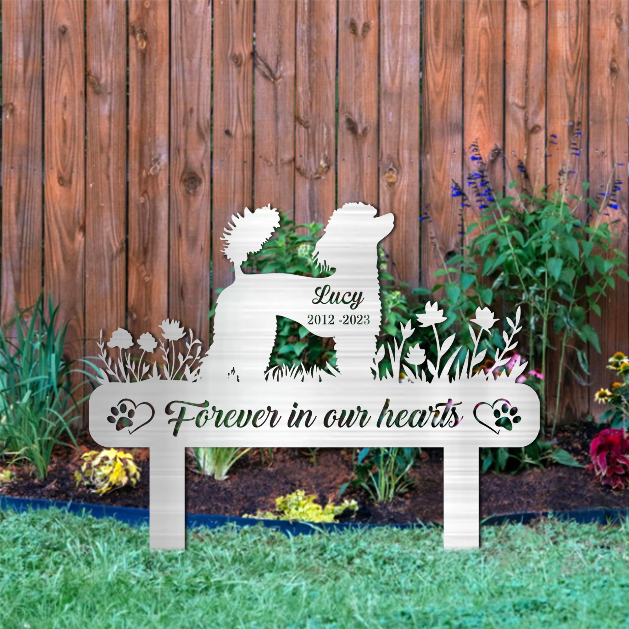Pet Memorial Garden Signpersonalized Dog Memorial - Etsy