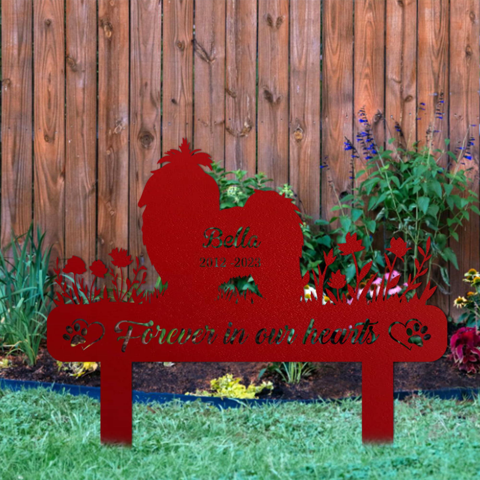 Pet Memorial Garden Signpersonalized Dog Memorial Stakepet - Etsy
