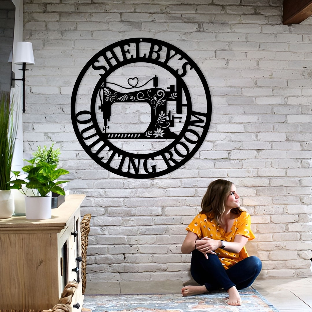 Personalized Sewing Room Sign,custom Quilting Sign for Sewing Room ...