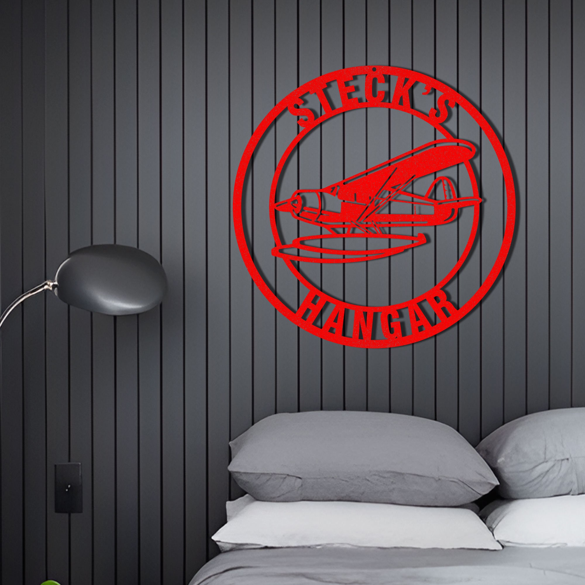 Airplane Hangar Sign Custom Aviation Lover Man Cave Sign - Etsy