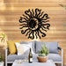 Vintage Metal Sun and Moon Face,metal Wall Hanging,custom Metal Sun ...