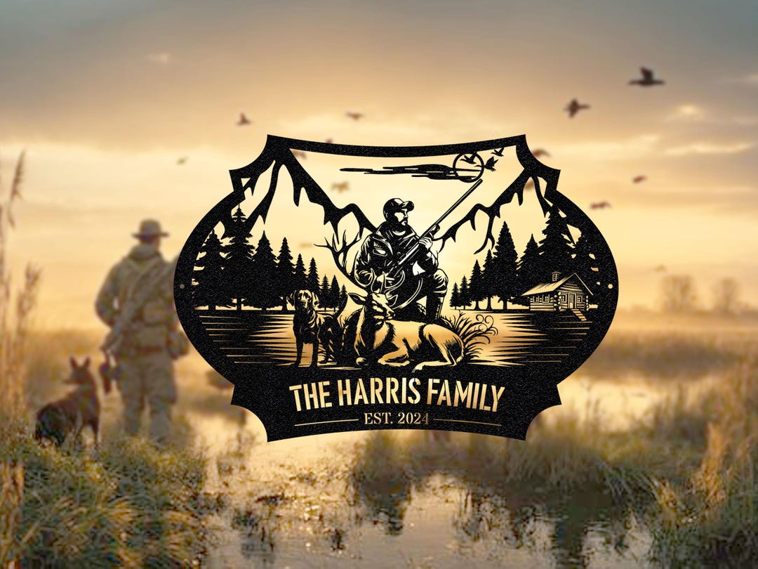 Personalized Duck Hunting Sign Duck Hunting Gift Metal Duck Hunting ...