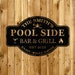 Personalized Metal Family Poolside Bar and Grill Sign,pool and Bar,tiki ...