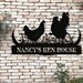 Custom Chicken Coop Sign, Chicken House, Personalized Hen House, Farm ...