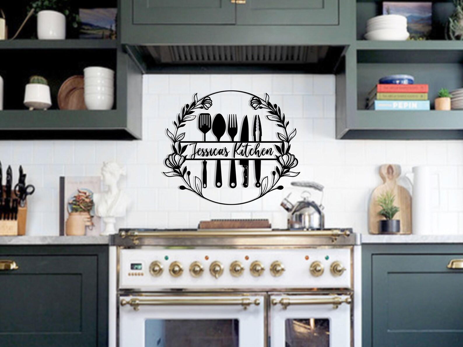 Personalize Mom's Kitchen Wall Art Decor Metal Kitchen - Etsy