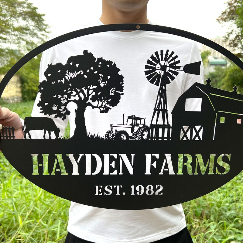Metal Farm Signs - Etsy