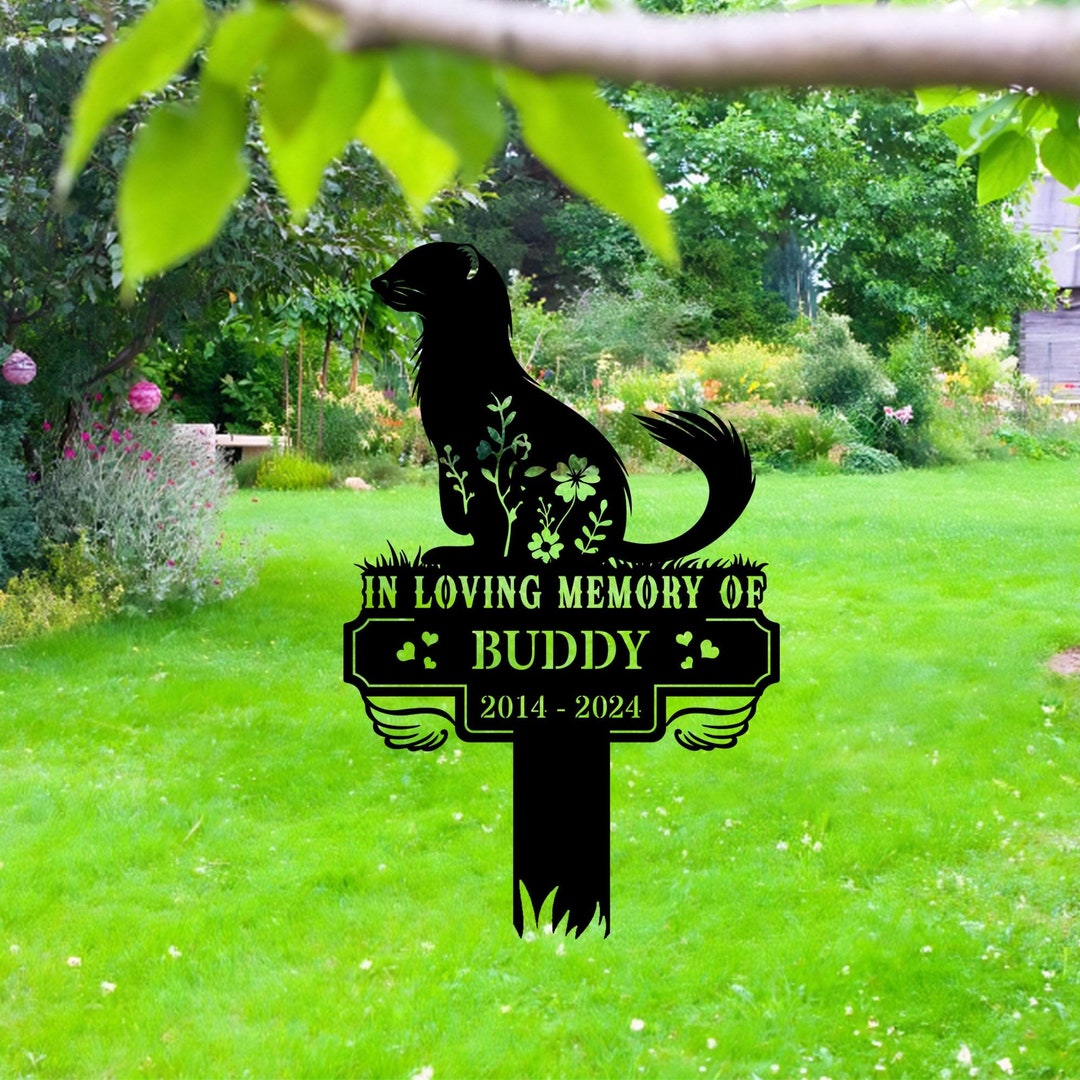Ferret Memorial Stake Sign Personalized,pet Grave Markers Sign,ferret ...
