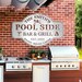 Personalized Metal Family Poolside Bar and Grill Sign,pool and Bar,tiki ...