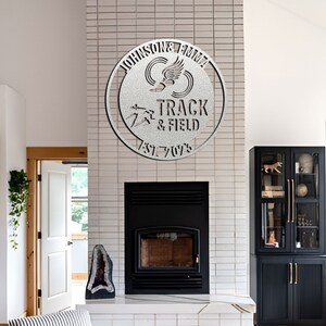 Custom Metal Track and Field Sign: Personalized Athlete Gift - Etsy