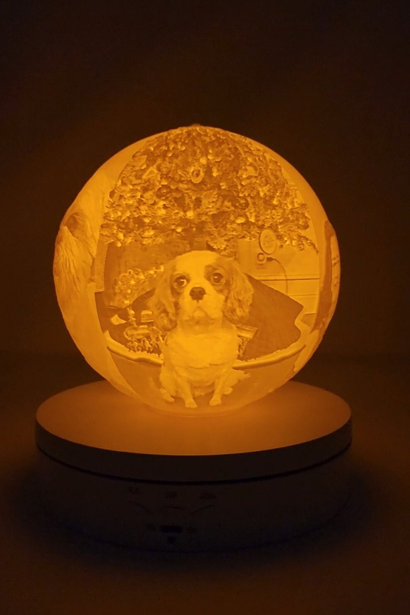 Personalized Lithophane With Your 4 Photos of Choice This 3d - Etsy