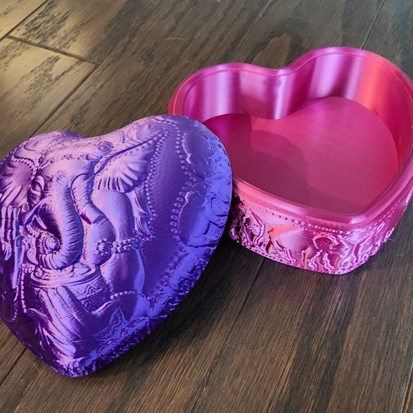 3d Print Heart Box - Etsy