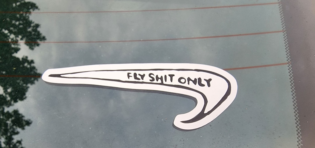 Lil Peep - Fly Shit Only Vinyl Decal - Lil Peep Sticker - Lil Peep Car ...