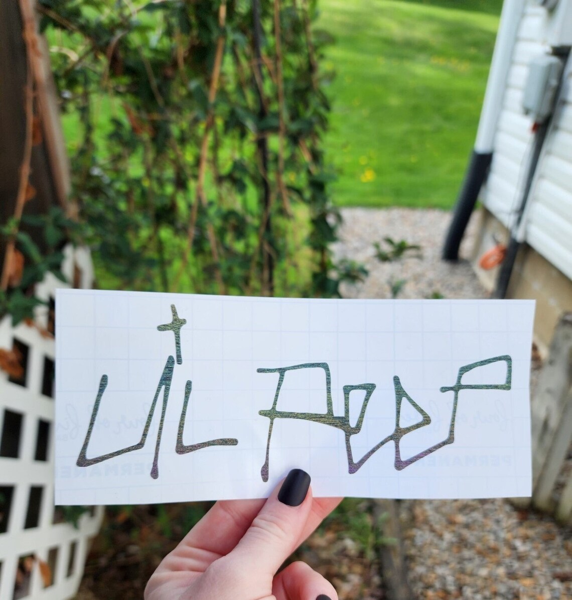 Lil Peep Autograph Car Decal: Waterproof Vinyl Sticker - Etsy