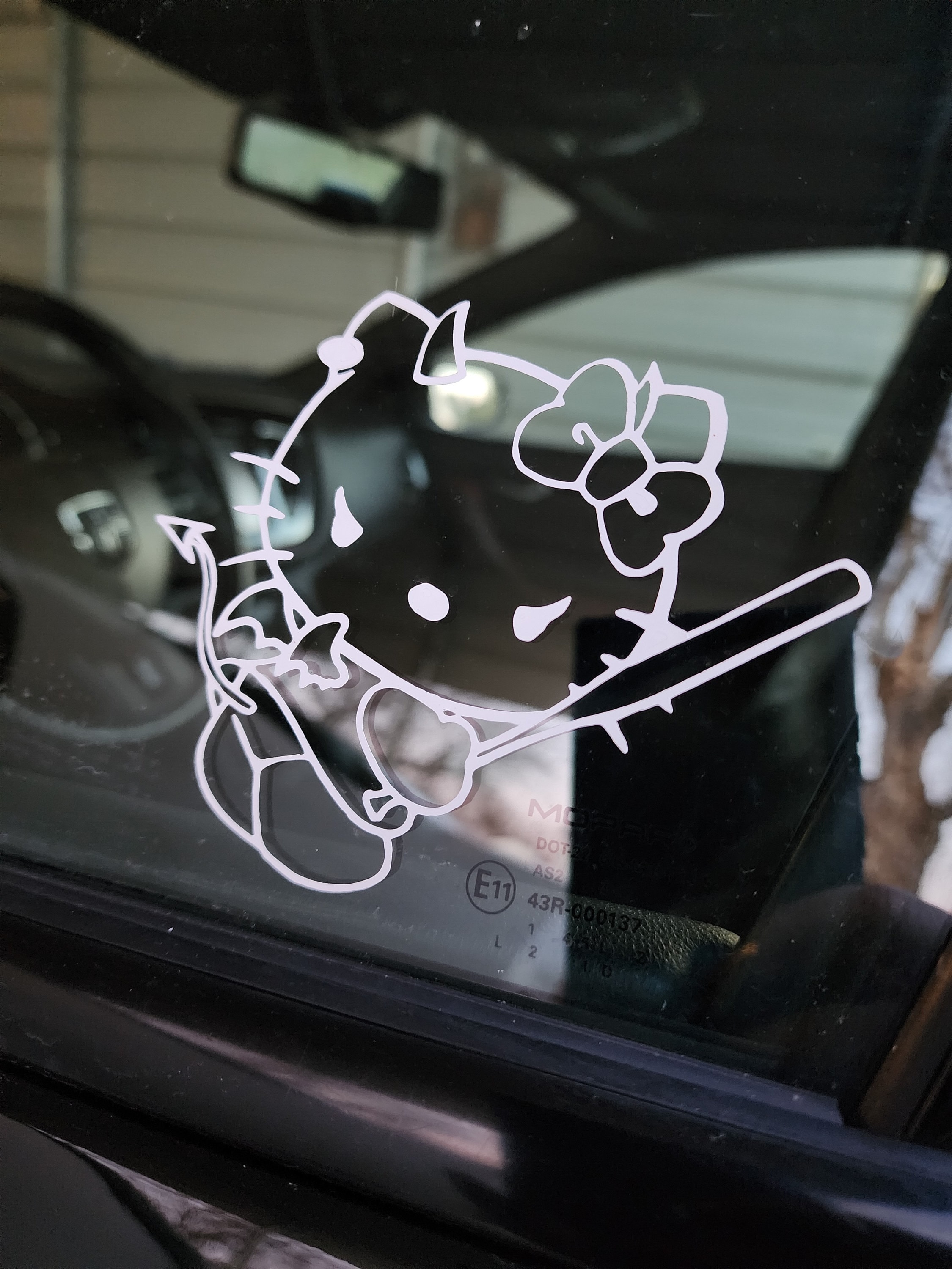 Hello Kitty Decal Hello Kitty Devil Sanrio Car Decals - Etsy