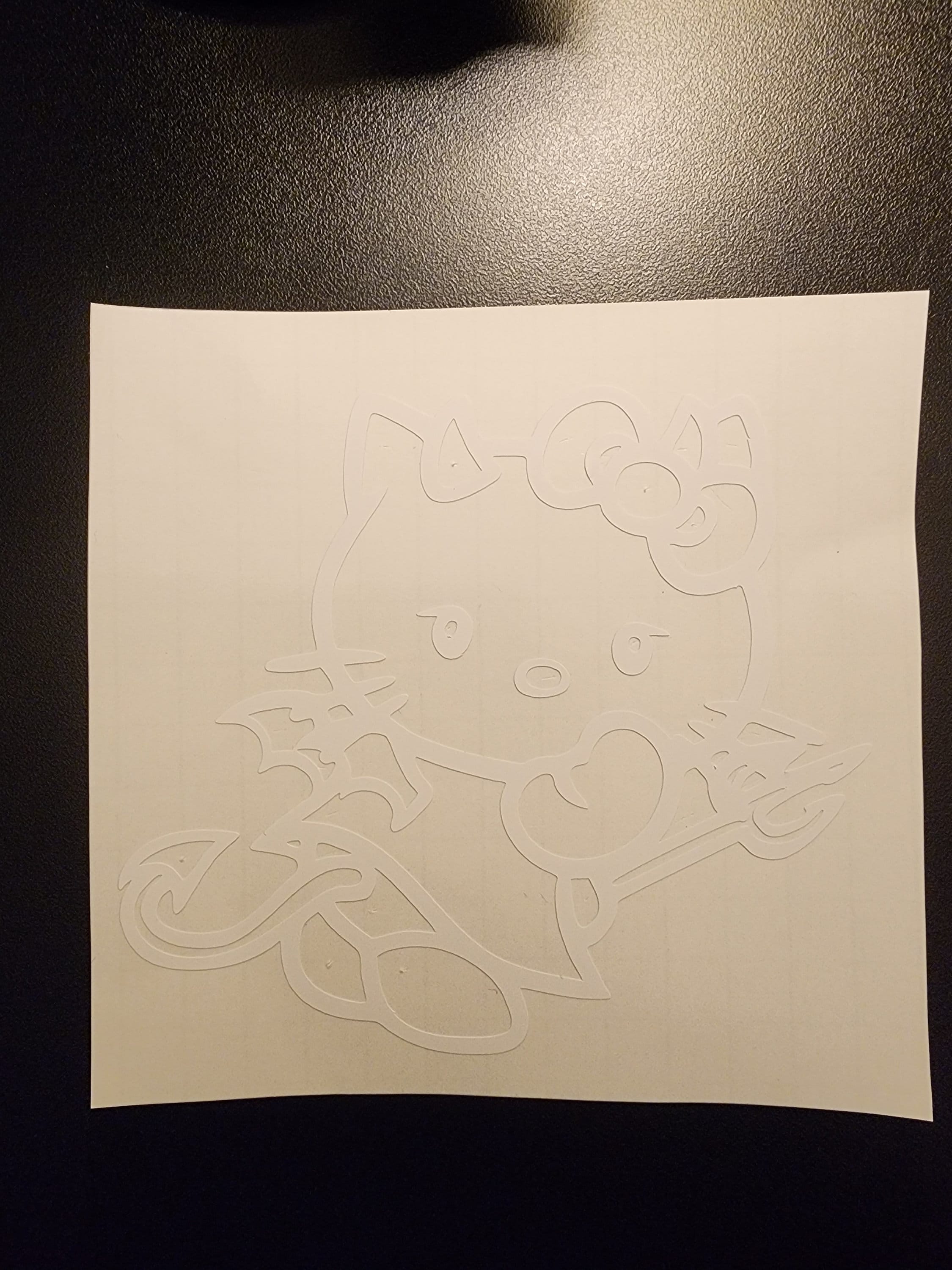 Hello Kitty Decal Hello Kitty Devil Car Decals Demon - Etsy