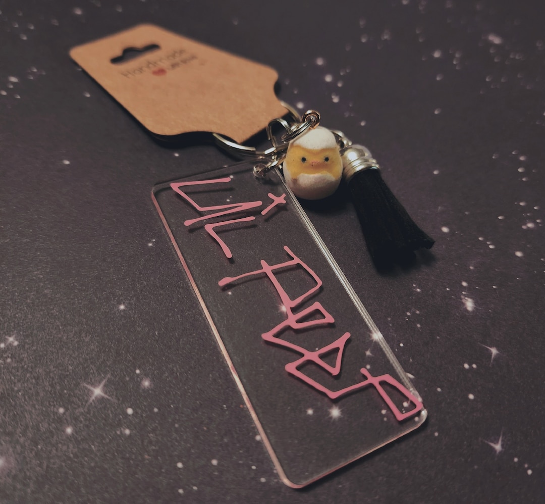 Lil Peep Keychain Lil Peep Lil Peep Merch Lil Peep Logo - Etsy